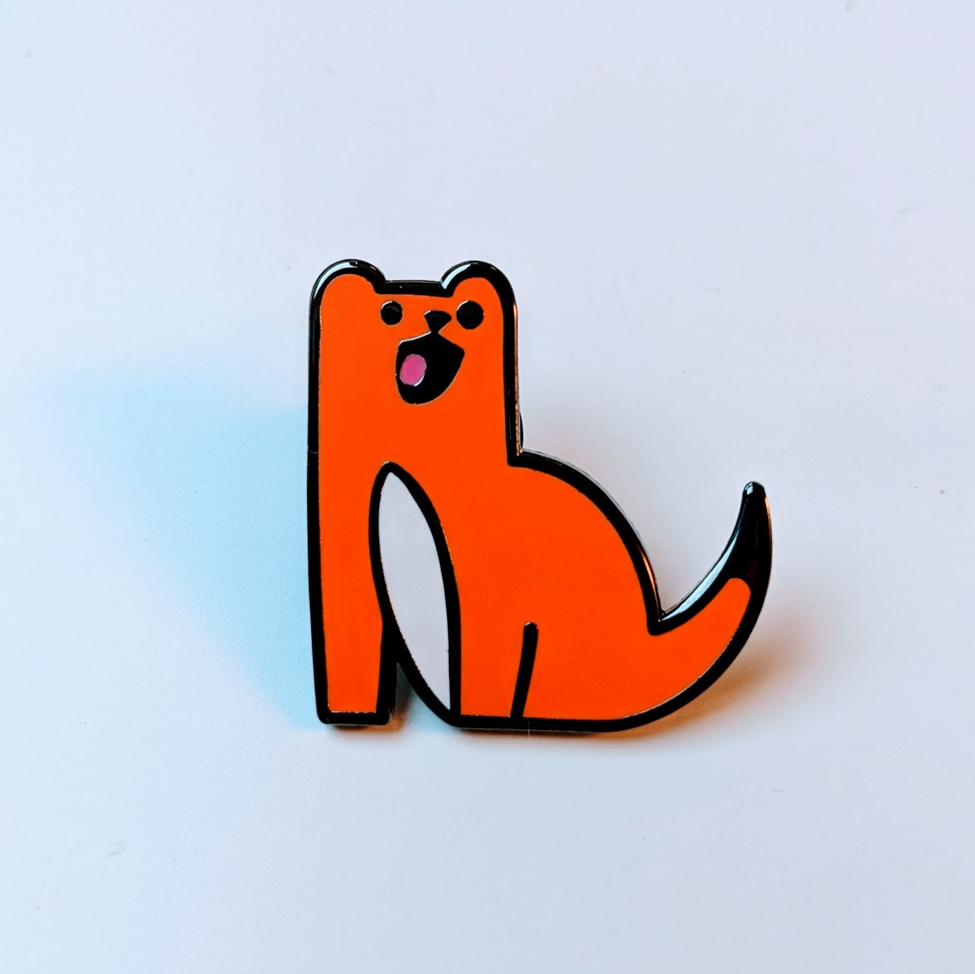 Enamel Pin - Stoat! – Stout Stoat Press